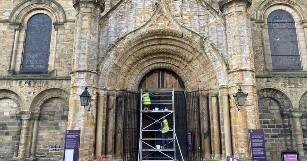 Conserving the North Door - Durham Cathedral